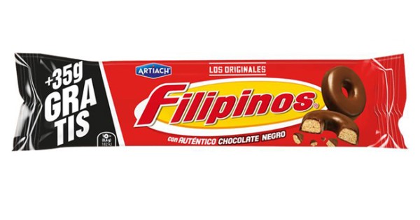 Filipinos chocolate negro (12Uds)